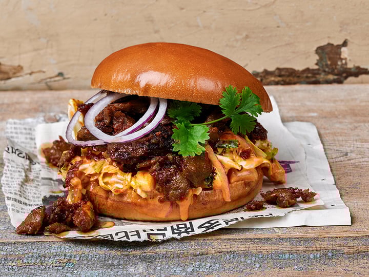 Beanit® Fava bean mince potato salad